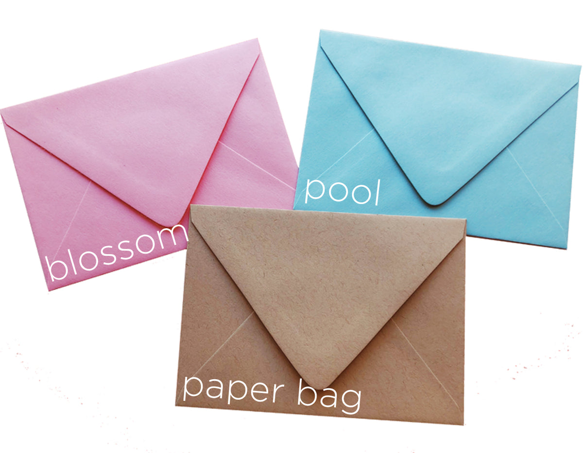4 Bar Envelopes – Paper Pastries