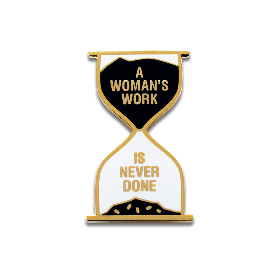 Women's Work Enamel Pin – Paper Pastries