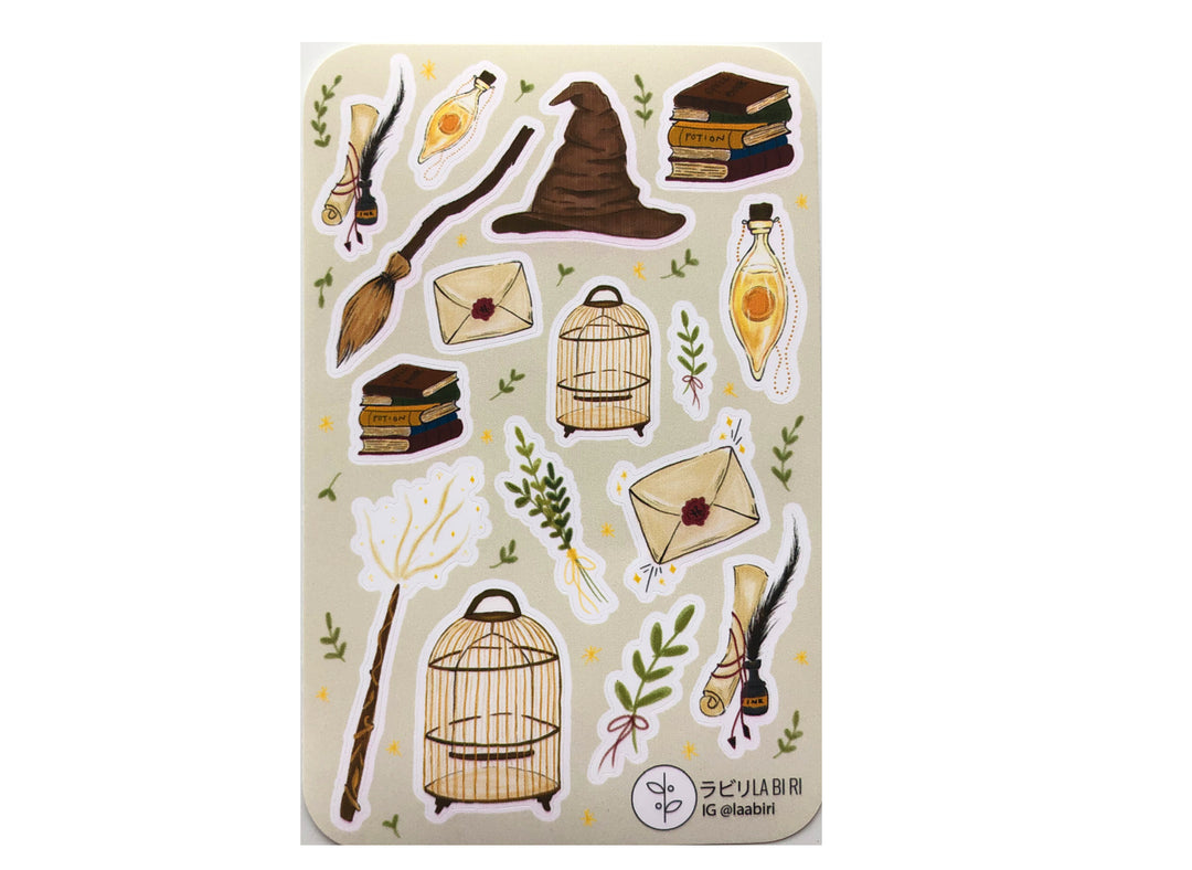 Hogwart's Starter Pack Harry Potter Stickers – Paper Pastries