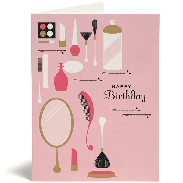 Happy Birthday Makeup Card – Paper Pastries