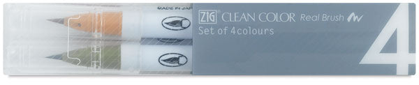 Zig Clean Color Real Brush Pen Sets – Paper Pastries